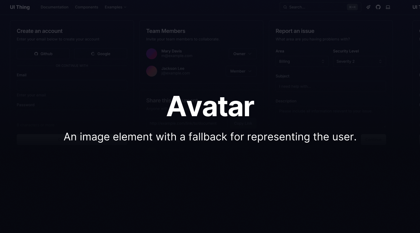 Avatar | UI Thing