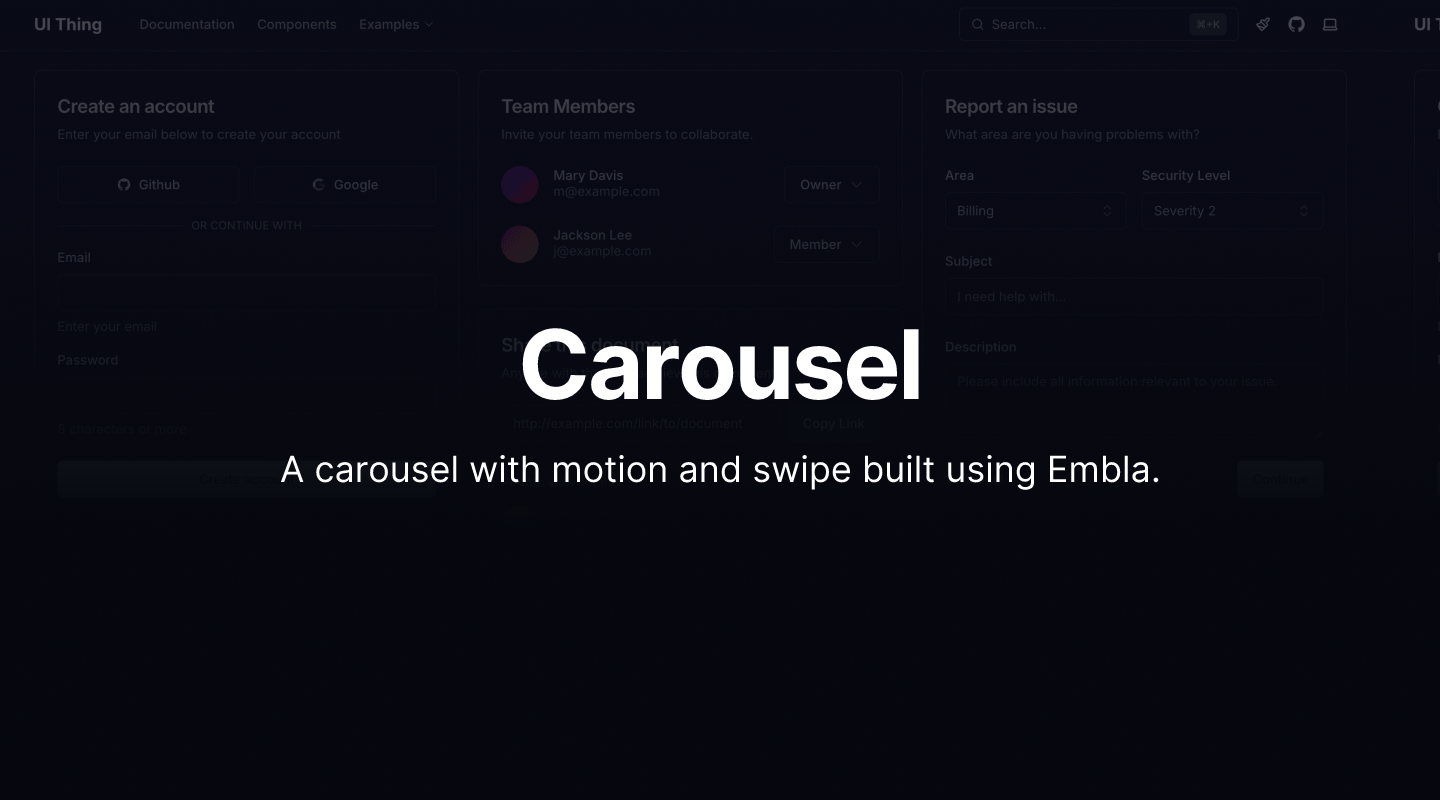 Carousel | UI Thing