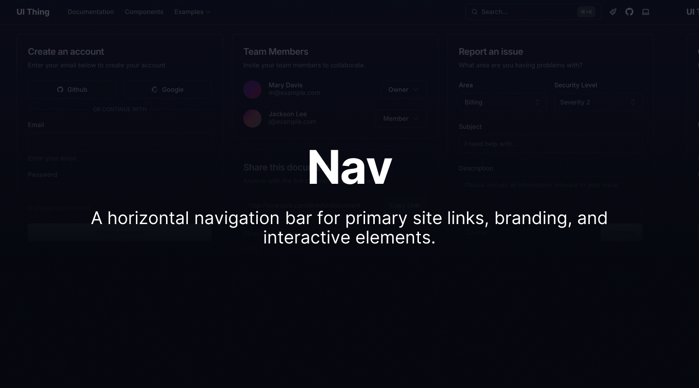 Nav | UI Thing
