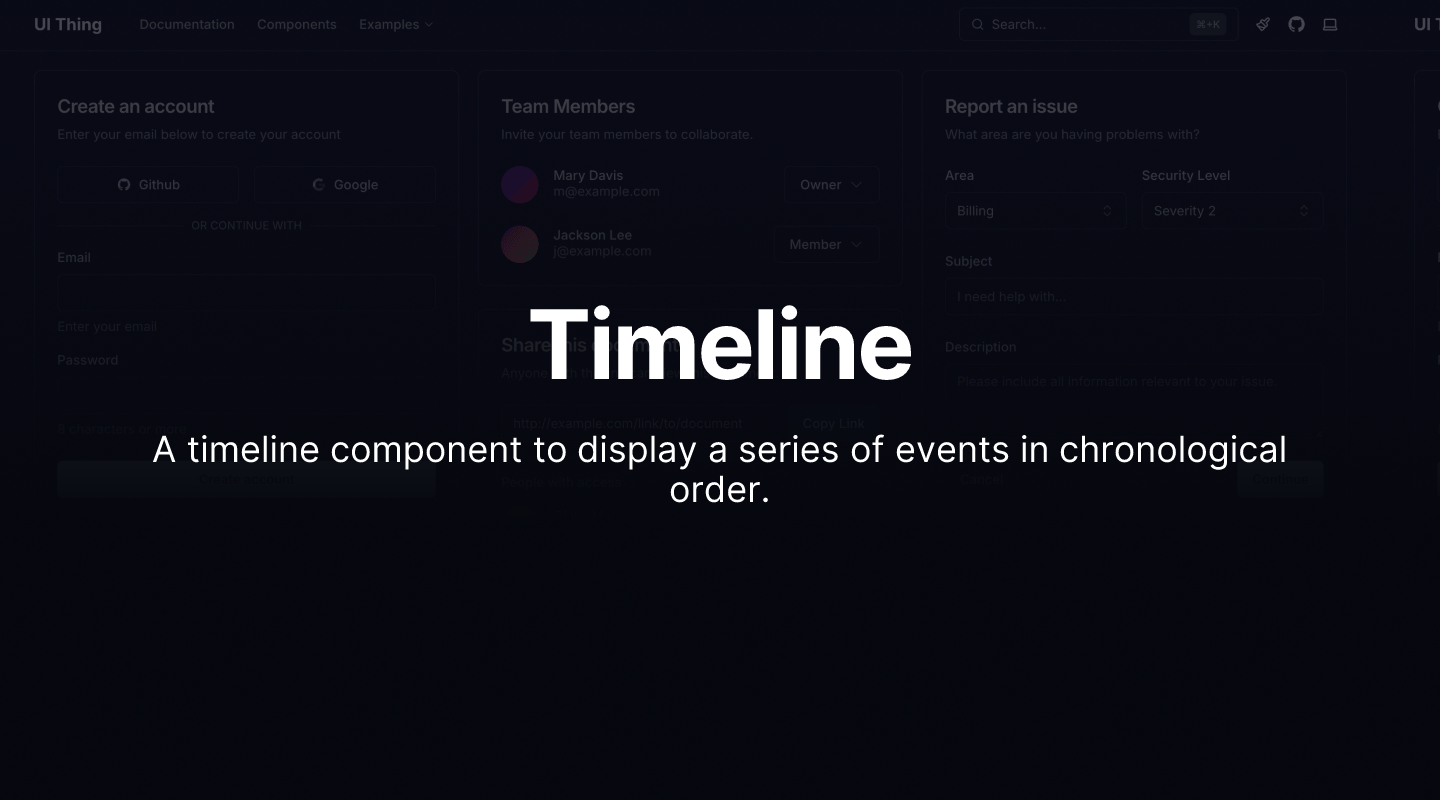 Timeline | UI Thing