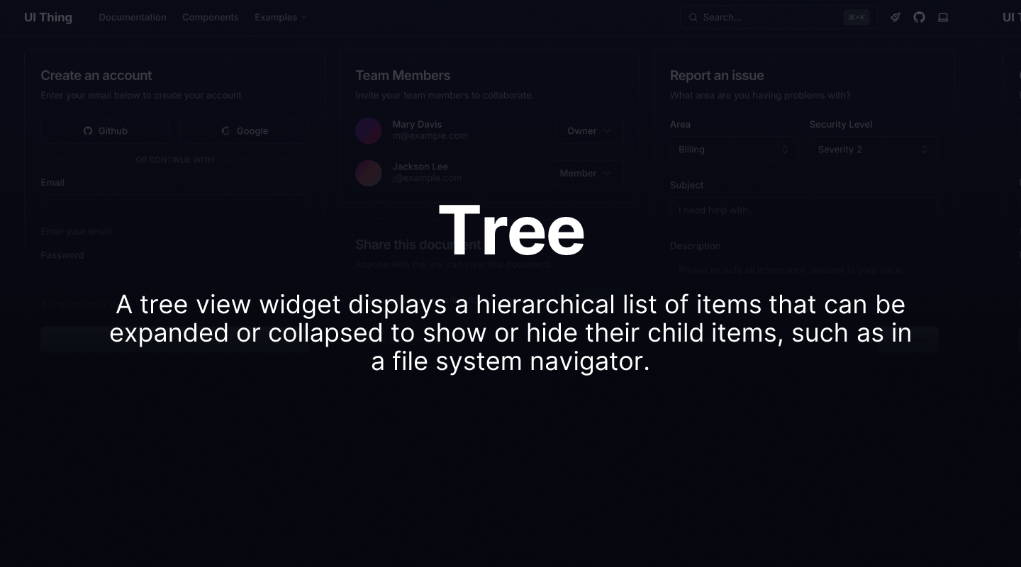 Tree | UI Thing