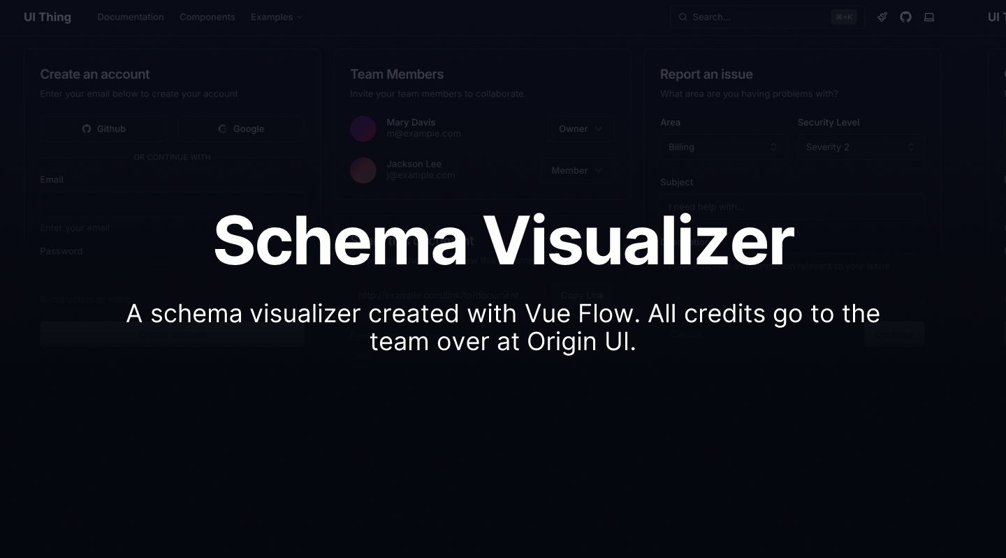 Schema Visualizer | UI Thing | TailwindCSS Component Library for Nuxt