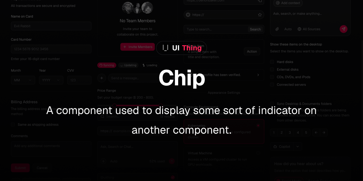 Chip | UI Thing